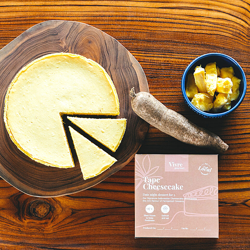 Tape Cheesecake - Vivre Gourmet