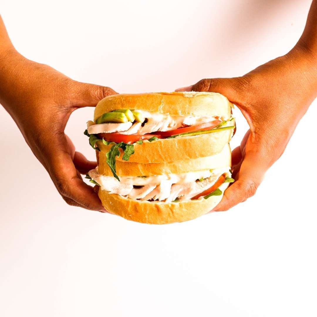 Chicken Avo Sriracha Mayo On Shokupan - Vivre Gourmet